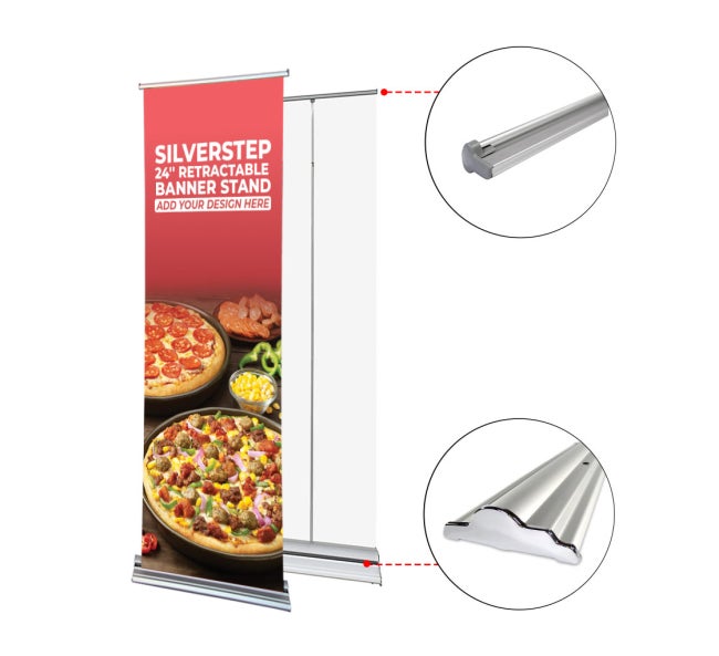 Buy Hard-Wearing Silverstep Retractable Banner Stands | Best of Signs