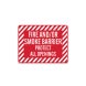 Fire Smoke Barrier Protect All Openings Plastic Sign