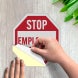 Stop Employees Only Decal (Reflective)