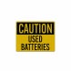 Used Batteries Decal (Reflective)
